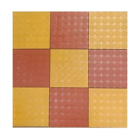 Concrete 20mm Square Cement Chequered Tile Size 1x1 Feet300x300 Mm