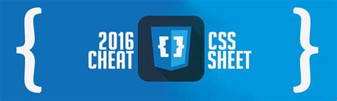 CSS Cheat Sheet For Web Designer Infographic