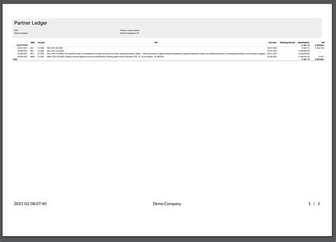 Partner Ledger Print Preview Omit Columns · Issue 65681 · Odooodoo · Github
