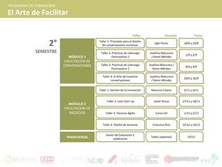 Programa de Formación El Arte de Facilitar PPT