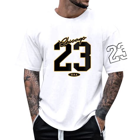 Luogenli Male T Shirts For Mens Mens Alphanumeric Size 23 Printed