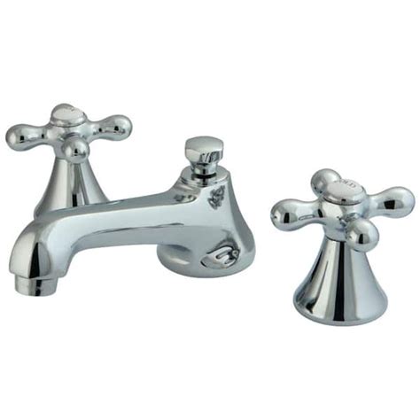 Kingston Brass Modern 8 In Widespread 2 Handle Bathroom Faucet In