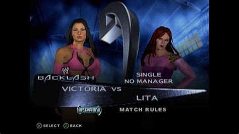 Wwe Victoria Vs Lita All Com Backlash 2004 Youtube