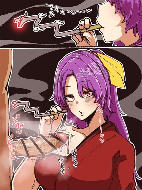 Komakusa Sannyo Touhou Drawn By Blackstick128 Danbooru