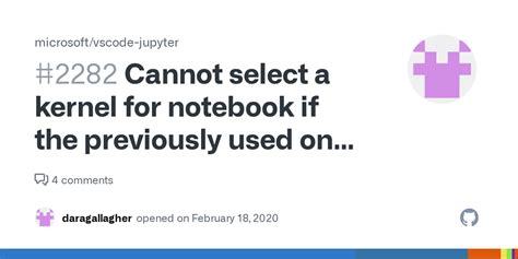Cannot Select A Kernel For Notebook If The Previously Used One Has Been Deleted · Issue 2282