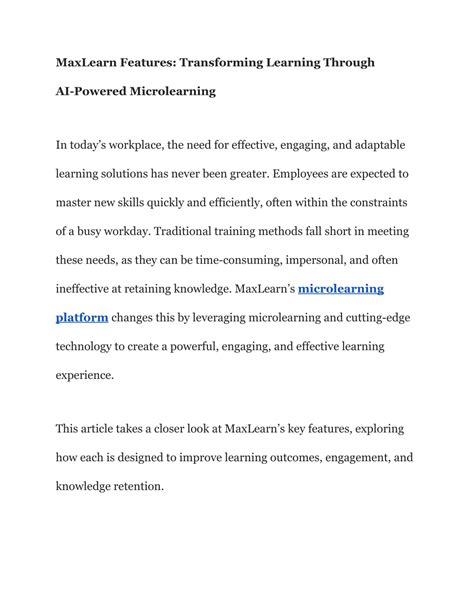 Ppt Revolutionizing Content Creation How Maxlearns Ai Powered Authoring Tool Enhances