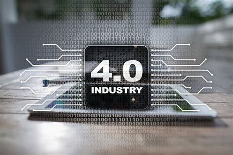 Industry 4 0 IOT Internet Of Things Smart Manufacturing Concept Industrial 4 0 Process