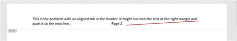 How To Align Header Or Footer Content To The Left And Right Margins In