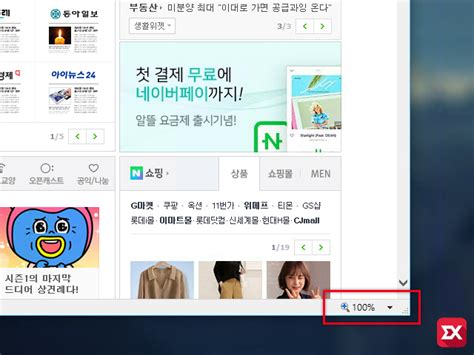 인터넷 익스플로러 화면크기 글씨크기 설정 방법 익스트림 매뉴얼
