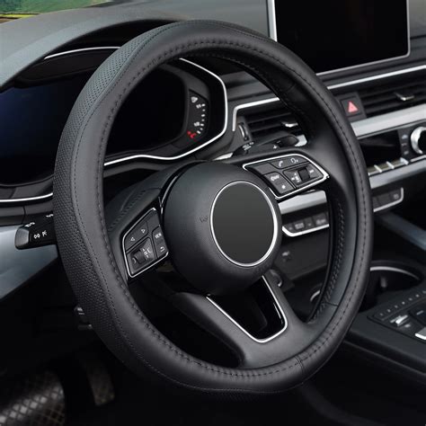 KAFEEK Funda Para Volante Universal De 15 Pulgadas Piel De