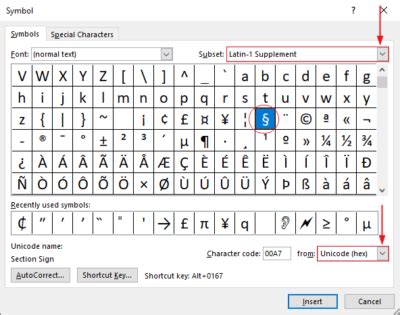 How To Type The Section Symbol In Word Keyboard Shortcuts Software Accountant