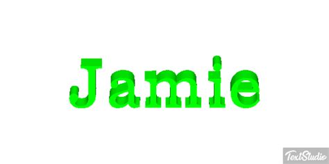 Jamie Name Animated Logo Designs