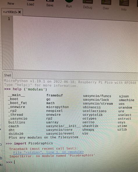 Pico Display Cannot Find Picographics Module Support Pimoroni Buccaneers