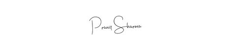 81 Pranit Sharma Name Signature Style Ideas Fine Esignature