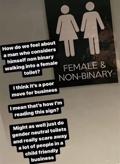 Amanda Micallef Slams Non Binary And Gender Neutral Bathrooms