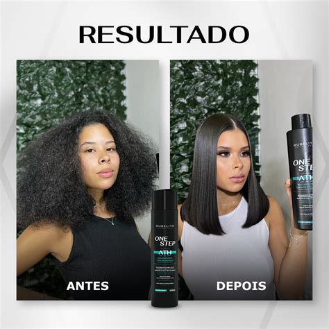 Kit Progressiva One Step 300ml Shampoo Antirresíduo Resistent Oil