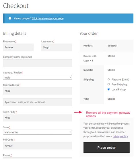 how to remove payment gateways from woocommerce world of wp