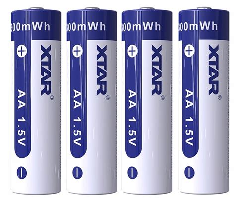 Akumulator XTAR W Pojemniku 14500 1 5V 3300mWh 2000 MAh Li ION 4 Szt