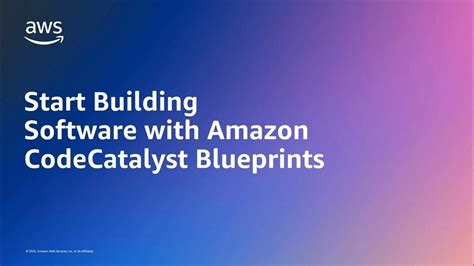 Start Your Software Project Fast With Amazon Codecatalyst Blueprints