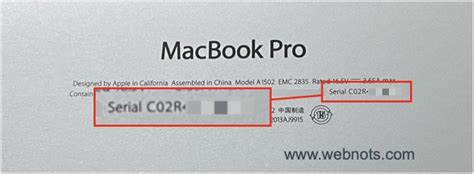 6 Ways To Find Serial Number Of Your MacBook WebNots