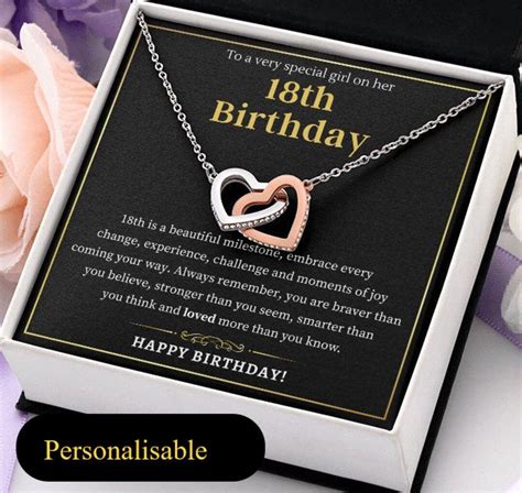 18th Birthday T Girl 18th Necklace T For Her 18th T Idea 18