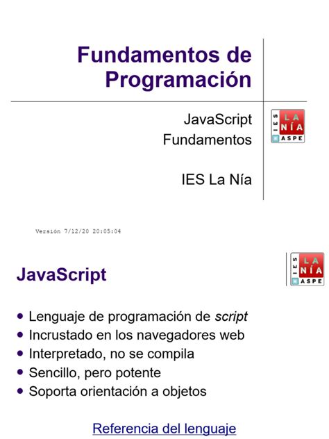 5 1 fundamentos pdf script java lenguaje de programación