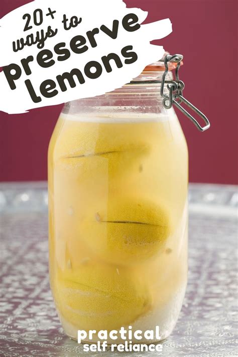 20 Ways To Preserve Lemons Preserved Lemons Real Food Recipes