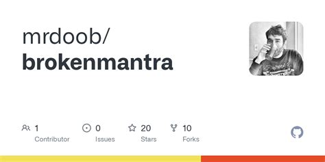 GitHub Mrdoob Brokenmantra