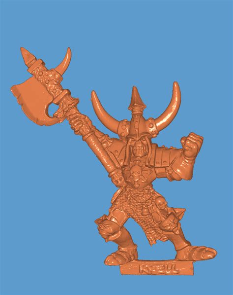 3d File Chaos Skeleton Warrior With Big Axe 💀 ・3d Printable Model To