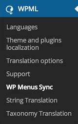 WPML Menu Sync RealHomes Documentation