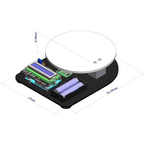 Weighing Scale DIY Evaluation Kit KG Loadcell Sensor Based Arduino IDE Compatible Kit At
