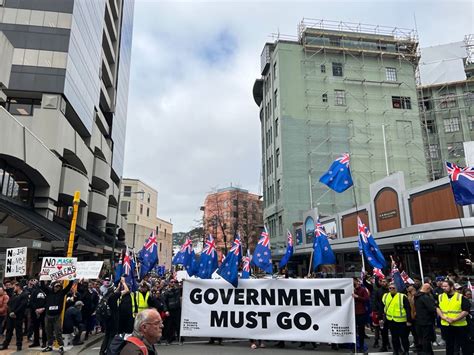 Photos Protesters Take To Wellington Streets