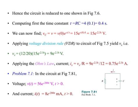 first order circuits linear circuit analysis pdf