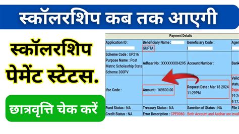 Up Scholarship Kab Aayegi 2025 इन छात्रों के बैंक खाते में आने लगा
