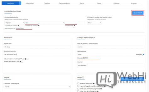 Comment Installer Wordpress à Partir De Cpanel Tutoriel And Documentation