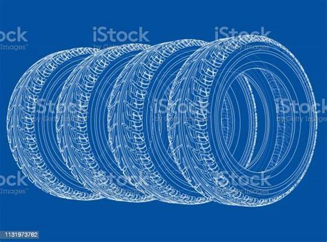 자동차 타이어 개념입니다 3d의 벡터 렌더링 0명에 대한 스톡 벡터 아트 및 기타 이미지 0명 개체 그룹 단순함 Istock