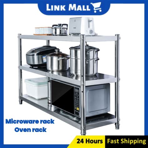 2 3 Layer Kitchen Rack Microwave Oven Rack Expandable And Height