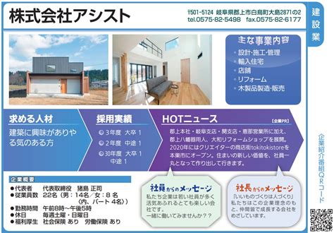 株式会社 アシスト 郡上市雇用対策協議会