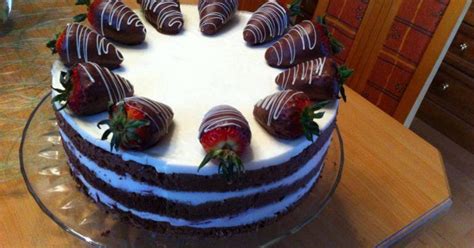 Schoko Erdbeer Torte Rezept Ichkochede