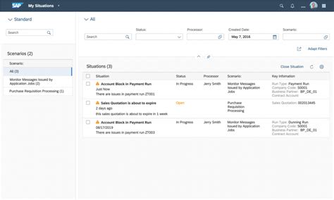 Situation Handling Sap Fiori For Web Design Guidelines