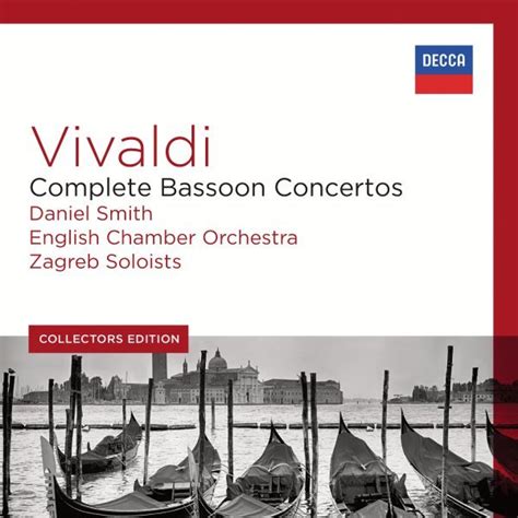 Vivaldi Complete Bassoon Concertos Di Daniel Smith English Chamber