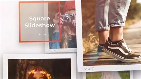 Square Photo Slideshow DaVinci Resolve Template Design Shack