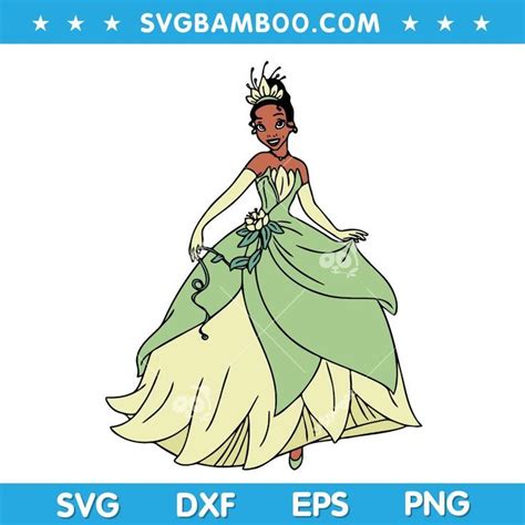 Princess Tiana Svg Princess And The Frog Svg Disney Tiana Princess