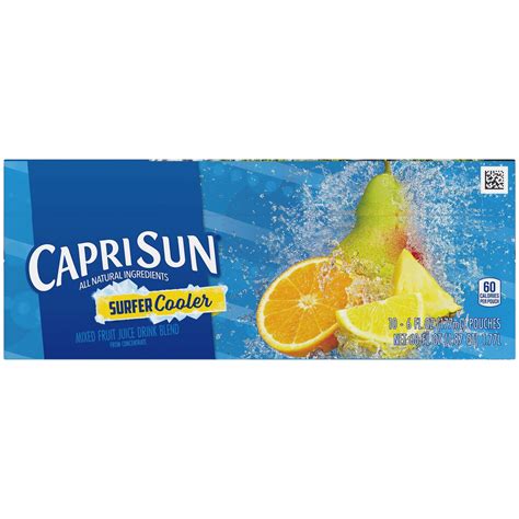 Capri Sun Surfer Cooler Juice Drink 10 Ct 6 Fl Oz 10 Ct 6 Fl Oz Shipt
