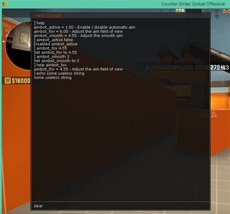 Csgo In Game Console Menu