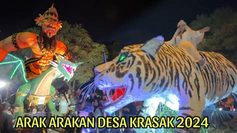Karnaval ARAK ARAKAN DESA KRASAK 2024 Full Vidio YouTube