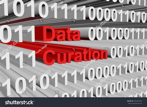 Data Curation Form Binary Code 3d Stock Illustration 446455945
