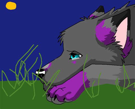 Pixilart A Wolf By 123baller