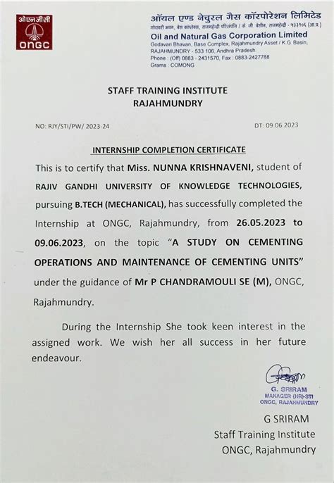Connections Ongc Krishnaveni Nunna