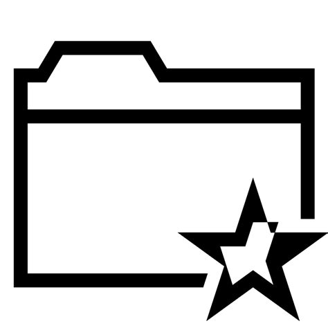Folder Star Vector Svg Icon Svg Repo